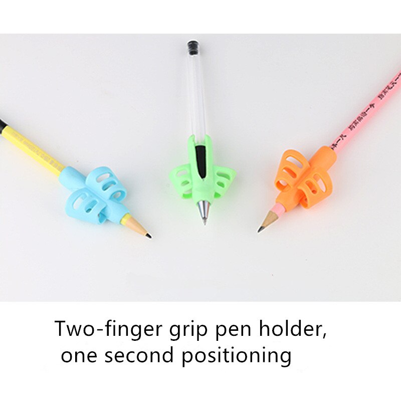 3pcs Children Writing Pencil Pen Holder Kids Learn... – Grandado