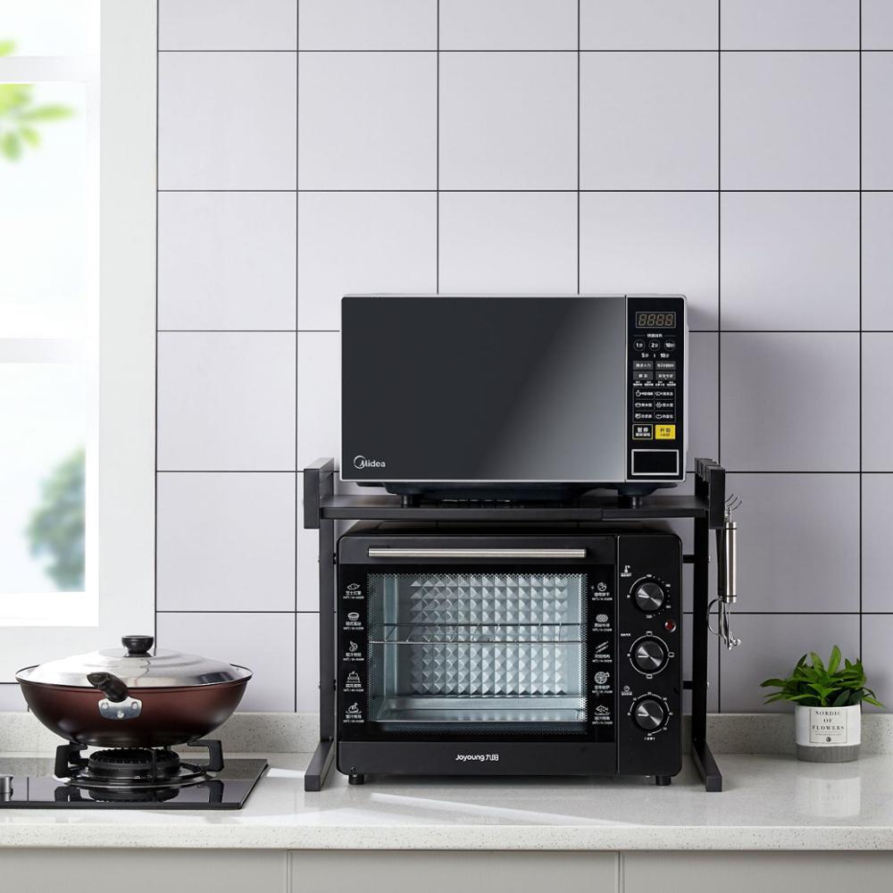 Retractable kitchen storage cabinet, microwave ove... – Grandado