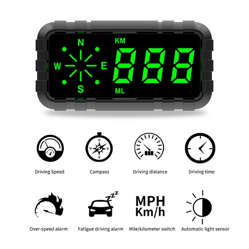 Head-Up Display GPS Speedometer 4.2inch Speed Odom... – Grandado