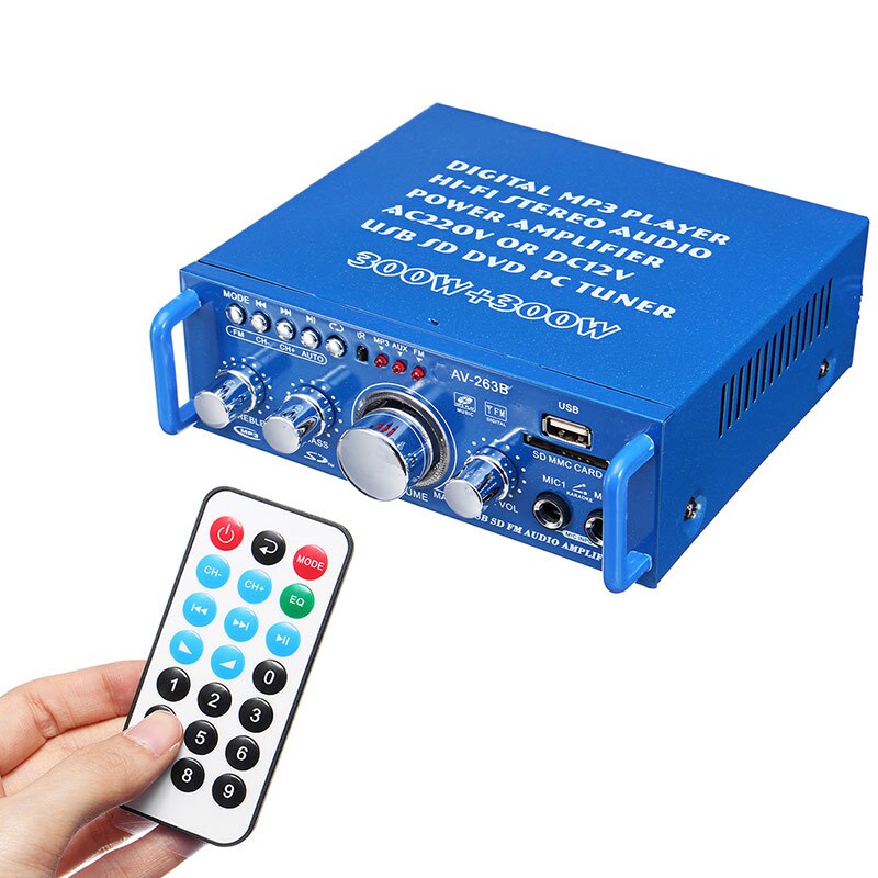 600W Mini 2CH Hifi Digital Audio Stereo Versterker... – Vicedeal