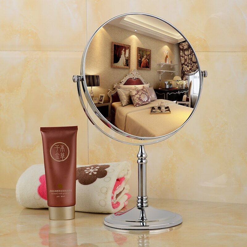 Bathroom Mirror Stainless Steel 2 Face Rotating Co... – Vicedeal