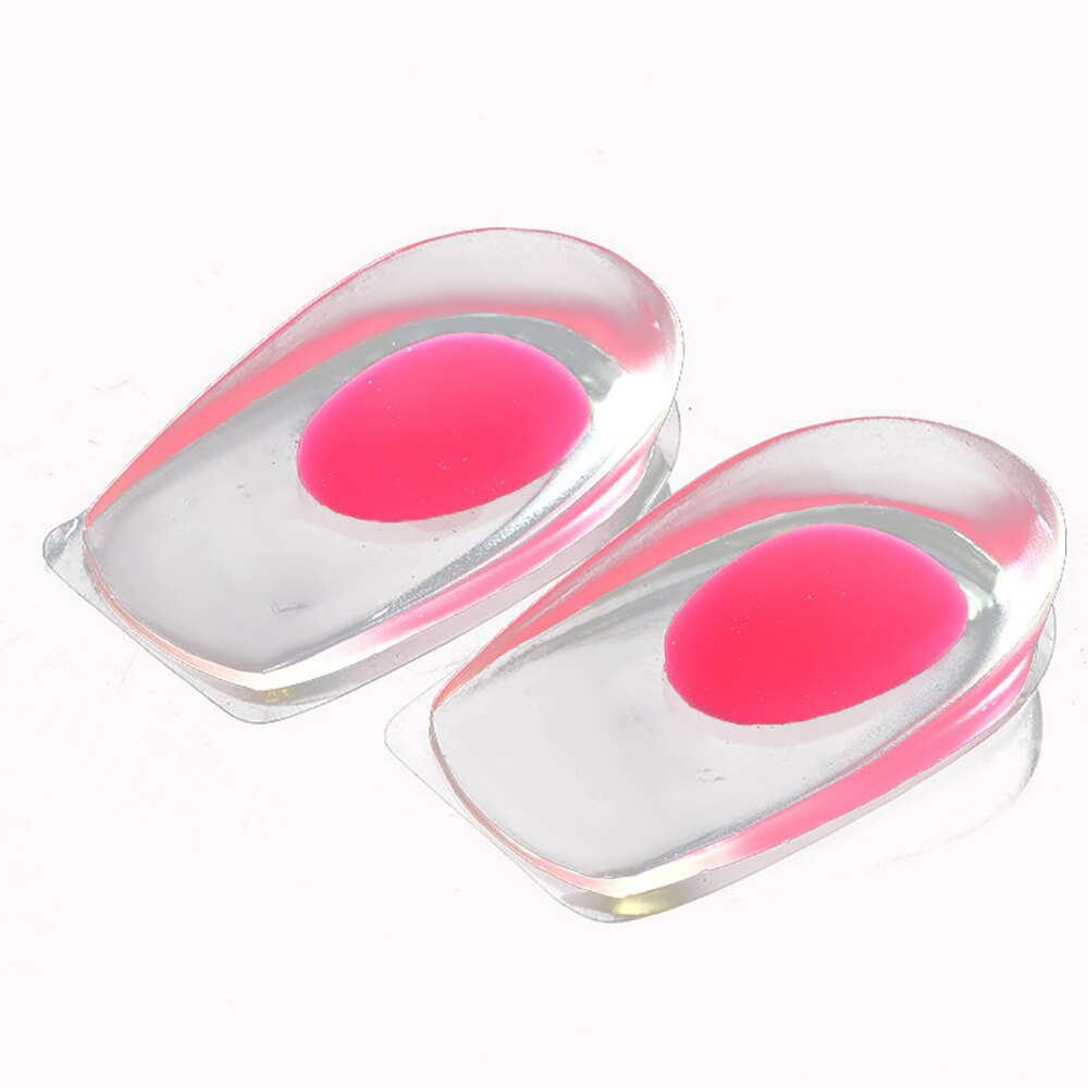 1 Pair Silicone Gel Insoles Heel Plantar Fasciitis... – Grandado