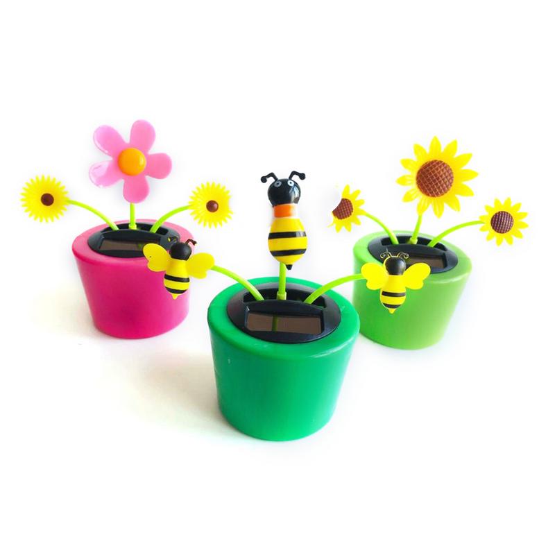 Solar Powered Dancing Flower Toy Office Desk & Car... – Grandado