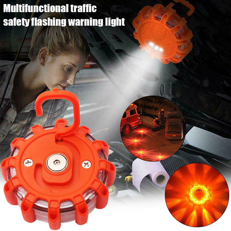 LED Road Flares Emergency Disc Safety Light Flashi... – Vicedeal