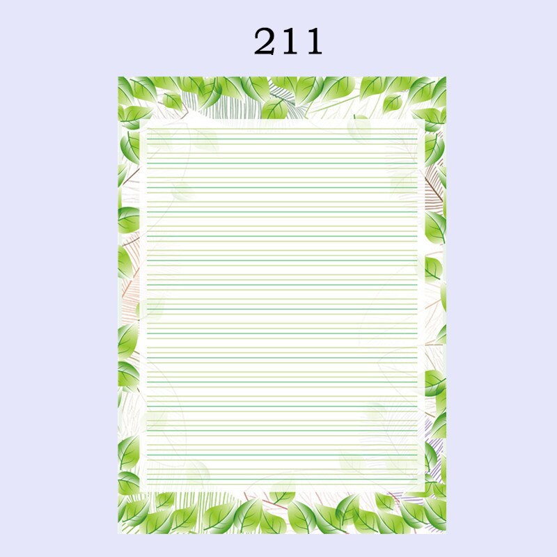 12 Style 120pcs/Lot English Homework Paper A4 Colo... – Grandado