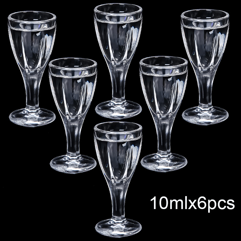 10ML X 6PCS/set Transparent Household Small Wine G... – Grandado