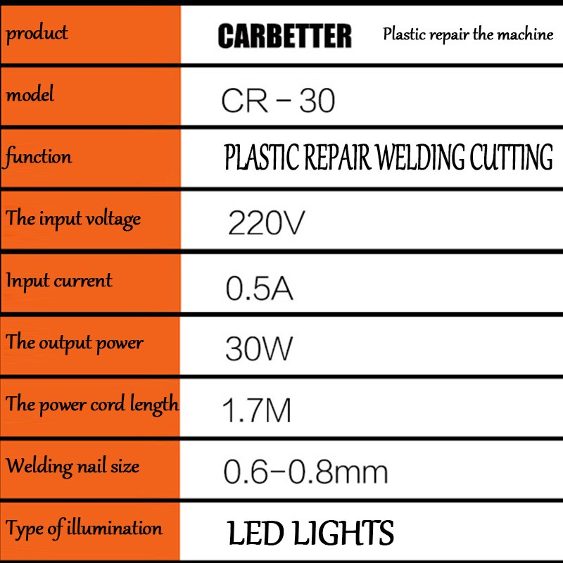 Plastics Welding Machine LED Light Garage Tools St... – Grandado