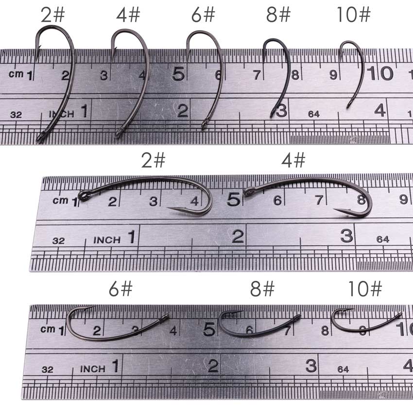 10PC/ Box Carp Fishing Hook Barbed Long Shank Carp... – Grandado