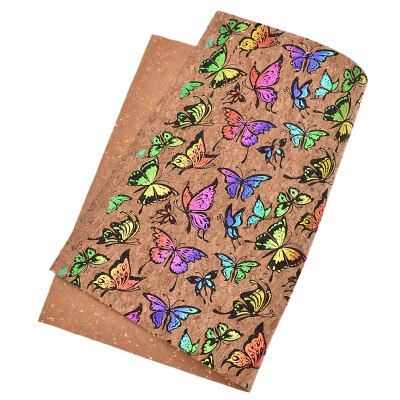 A4 Vintage DIY Handmade Soft Cork Fabric For Women... – Grandado