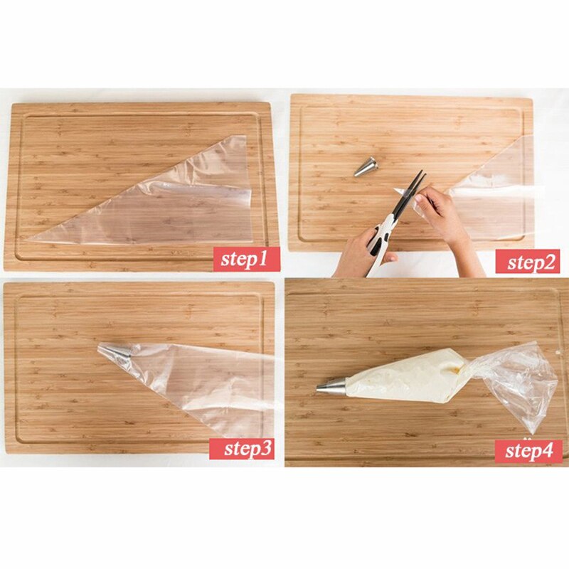 100pcs/bag Disposable Pastry Bag Icing Piping Bag ... – Vicedeal