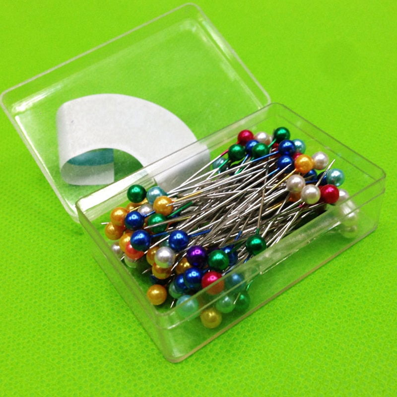Colorful Round Pearl Head Dressmaking Pins Needles... – Vicedeal