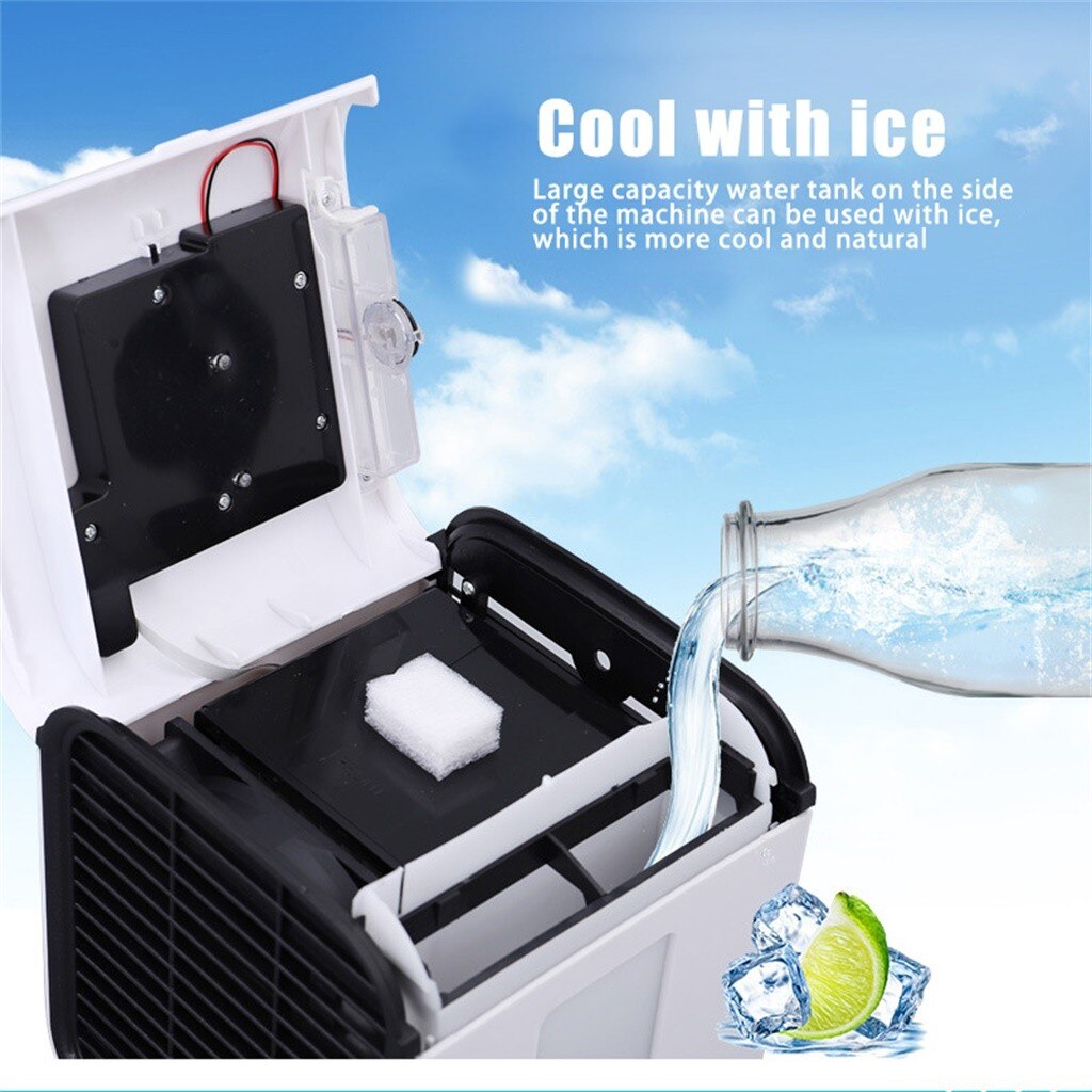 USB Mini Portable Air Conditioner Air Cooler Fan P... – Grandado