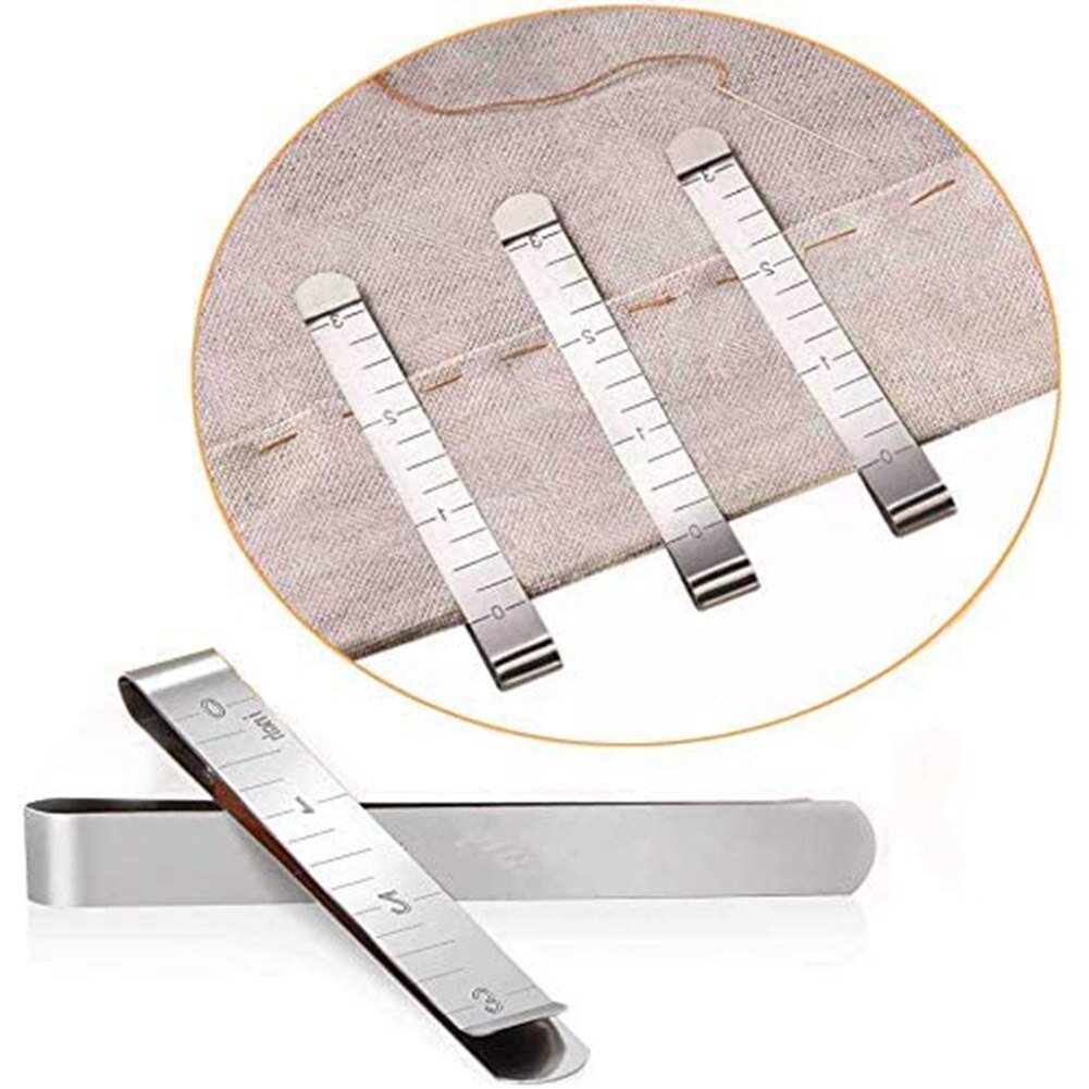 Ironing Ruler and Sewing Clips Set, Heat Ruler Sew... – Grandado