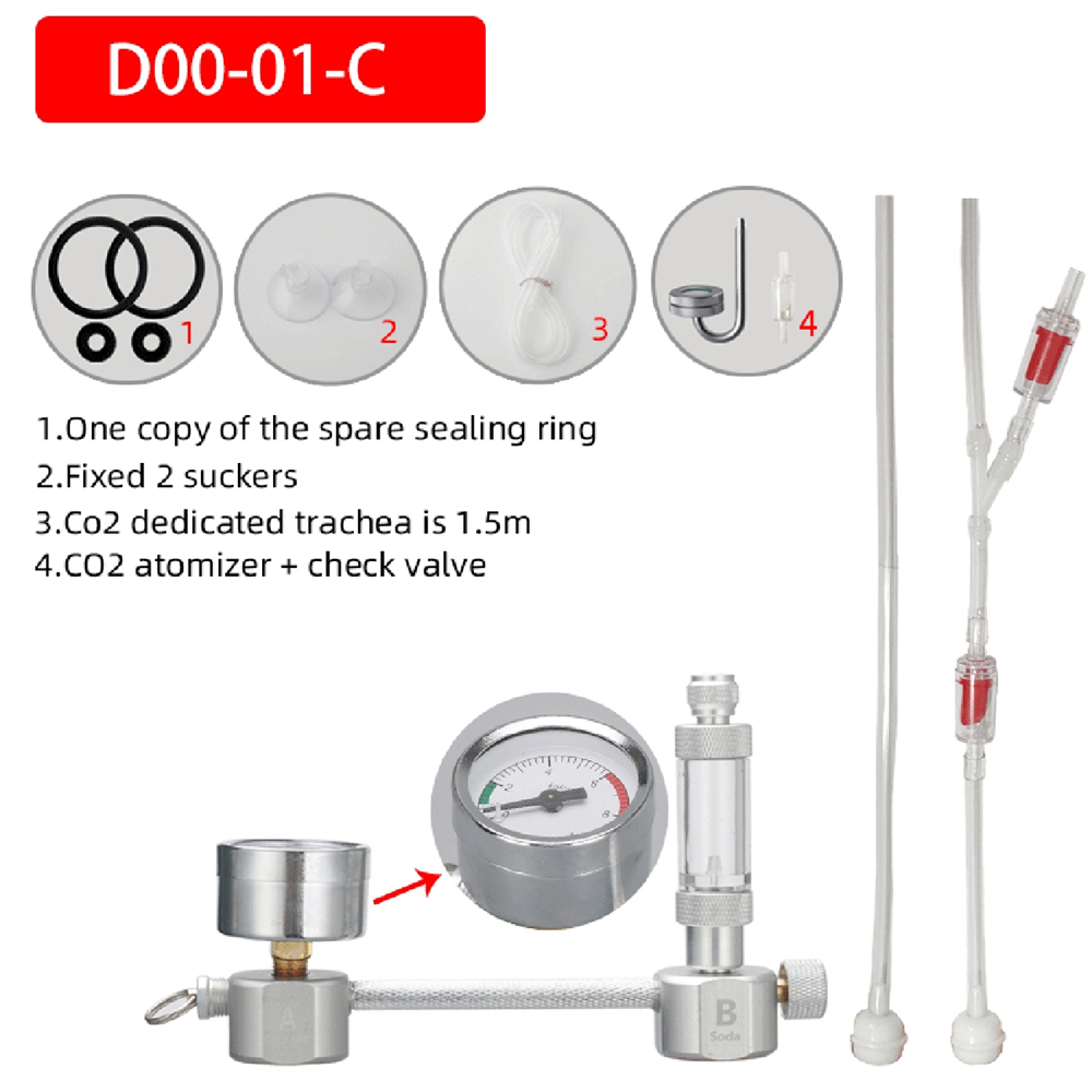 DIY CO2 Generator System Kit Aquarium Fish Tank Ca... – Grandado