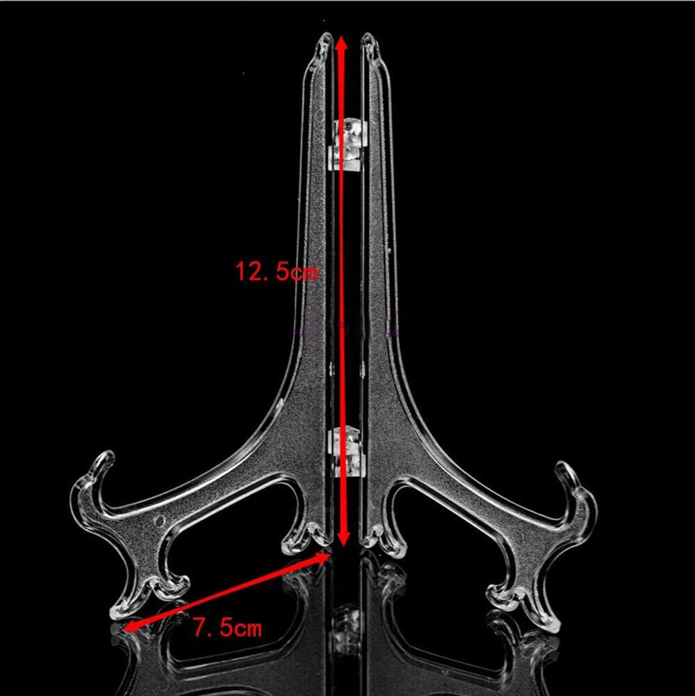 1 Piece Clear Plate Ceramic Frame Display Rack Pla... – Grandado
