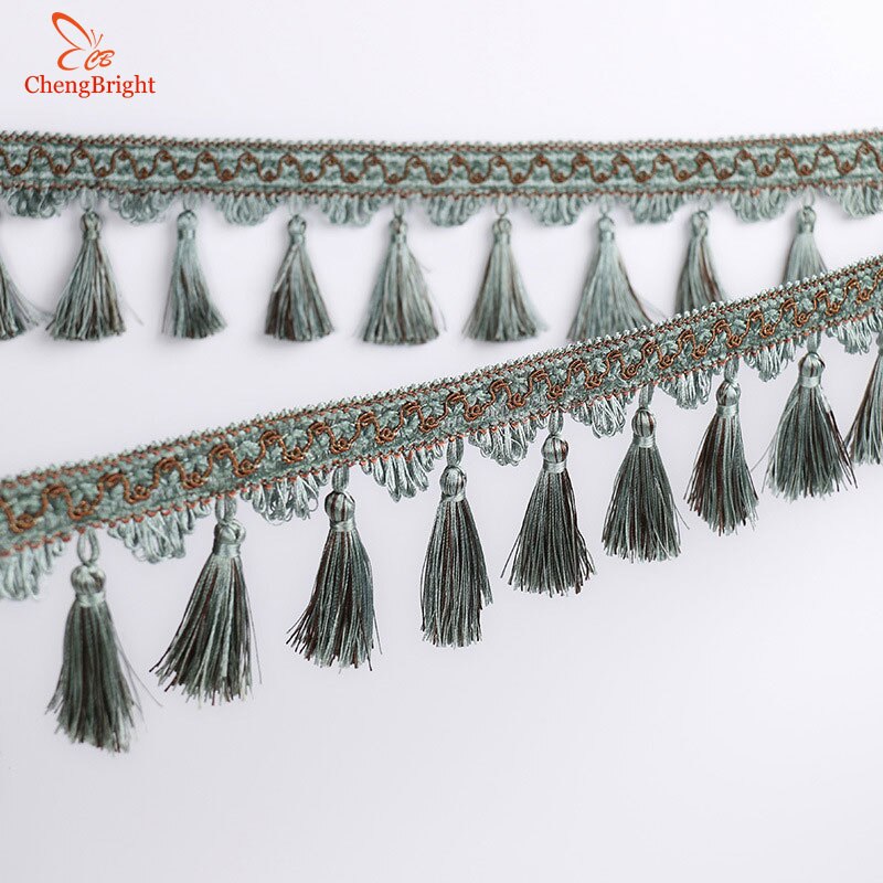 CHENGBRIGHT 5 Yard 10CM Long Polyester Lace Tassel... – Vicedeal