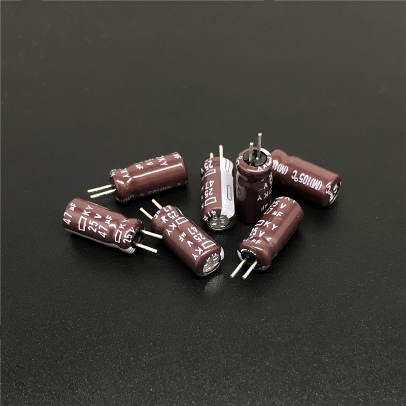 10pcs 47uF 25V NIPPON KY Series 5x11mm Low ESR 25V... – Grandado
