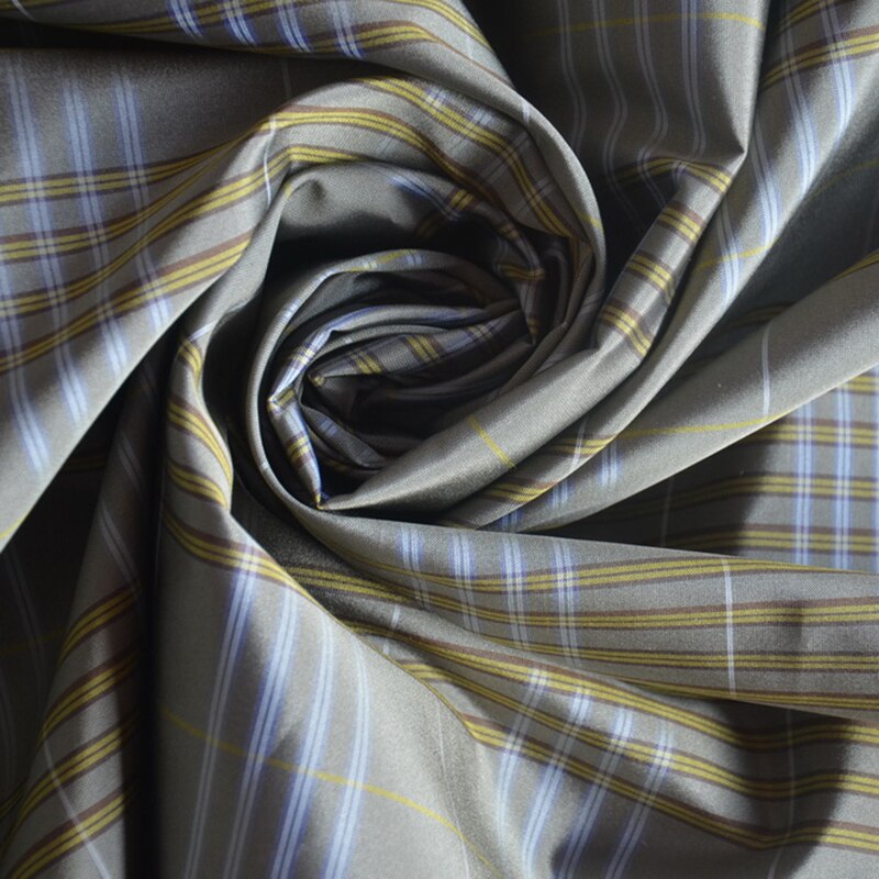 Pura tela de seda dupion verde pagado tela de seda... – Grandado