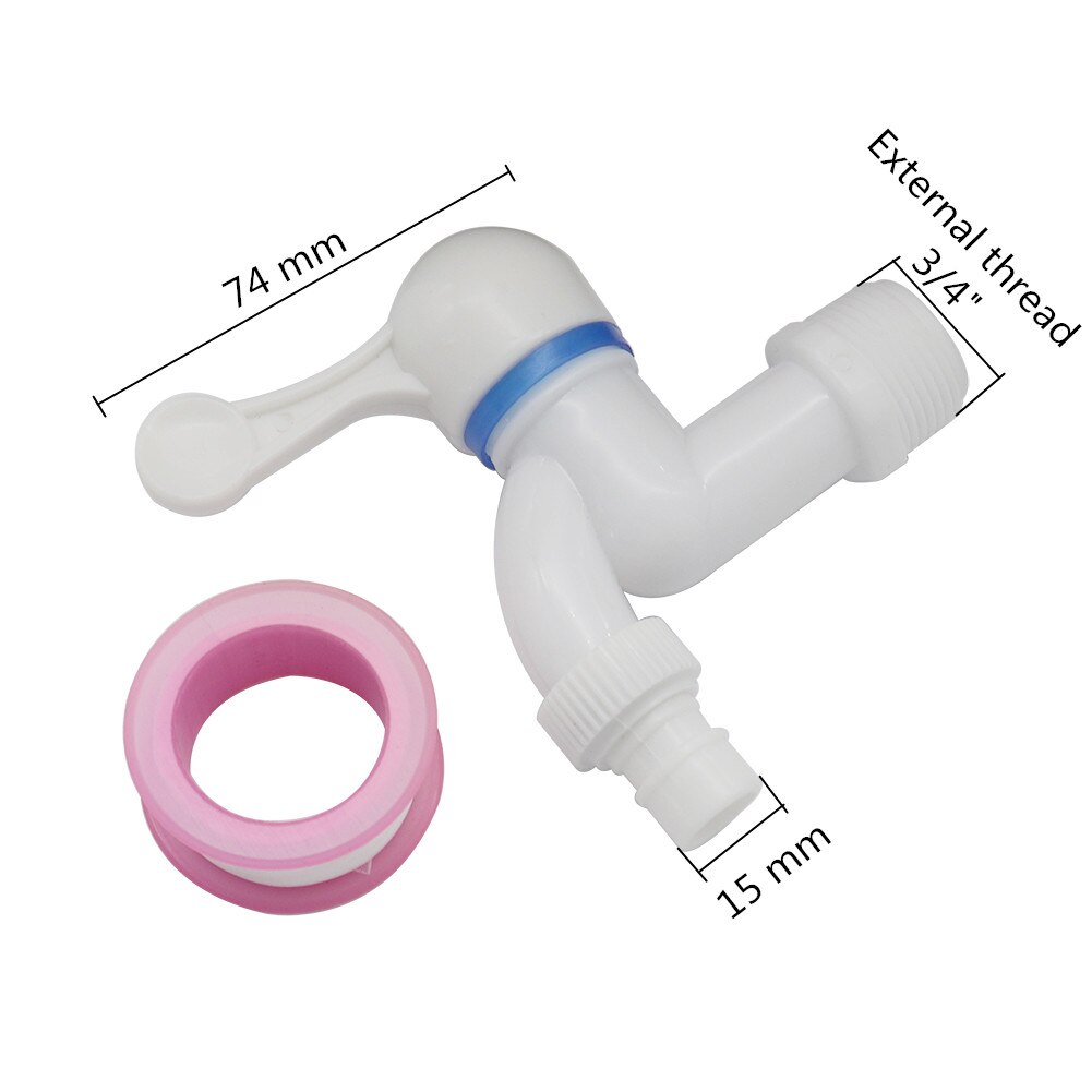 Plastic 3/4" 1/2" Male Thread Faucet 15mm Outlet D... – Grandado