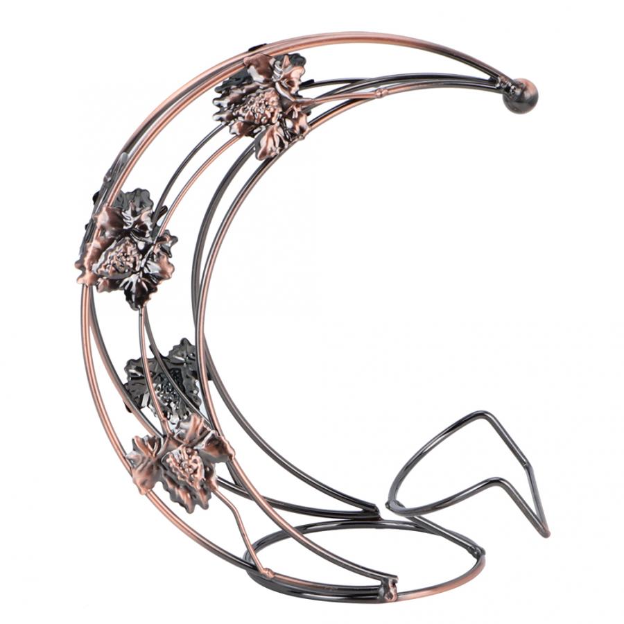 Stil jern rødvinsreol vinholder hylde display stan... – Grandado