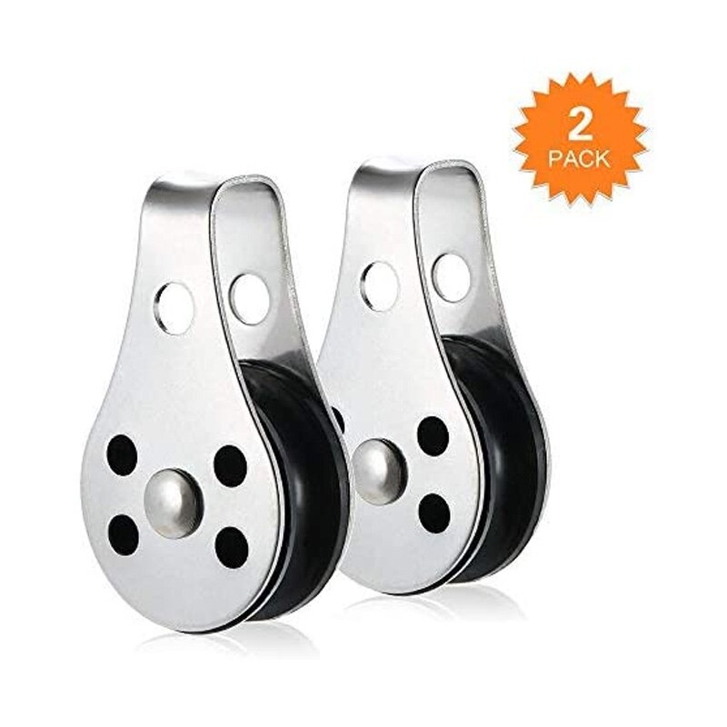 2pcs Block Tackle Pulley Boat Nautical Tool Marine... – Vicedeal