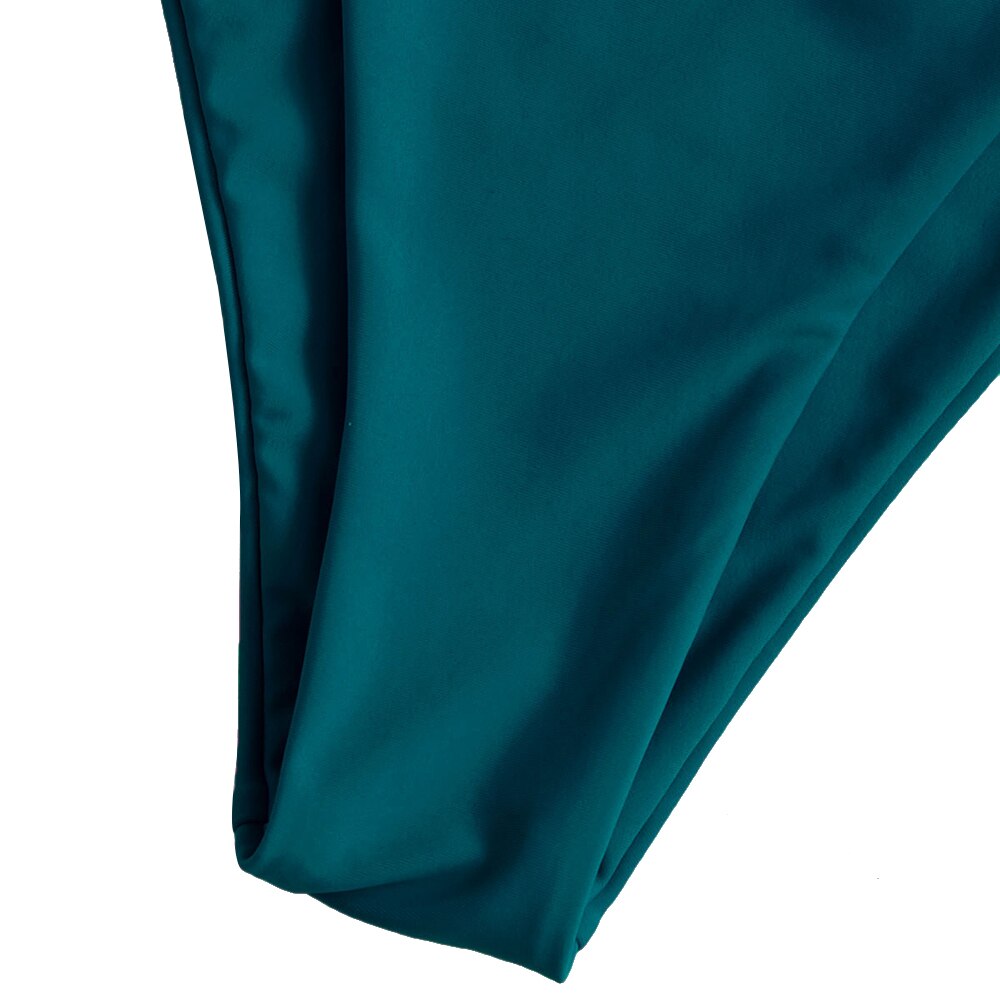 ZAFUL Neon Knot High Cut Bikini Swimsuit – Grandado