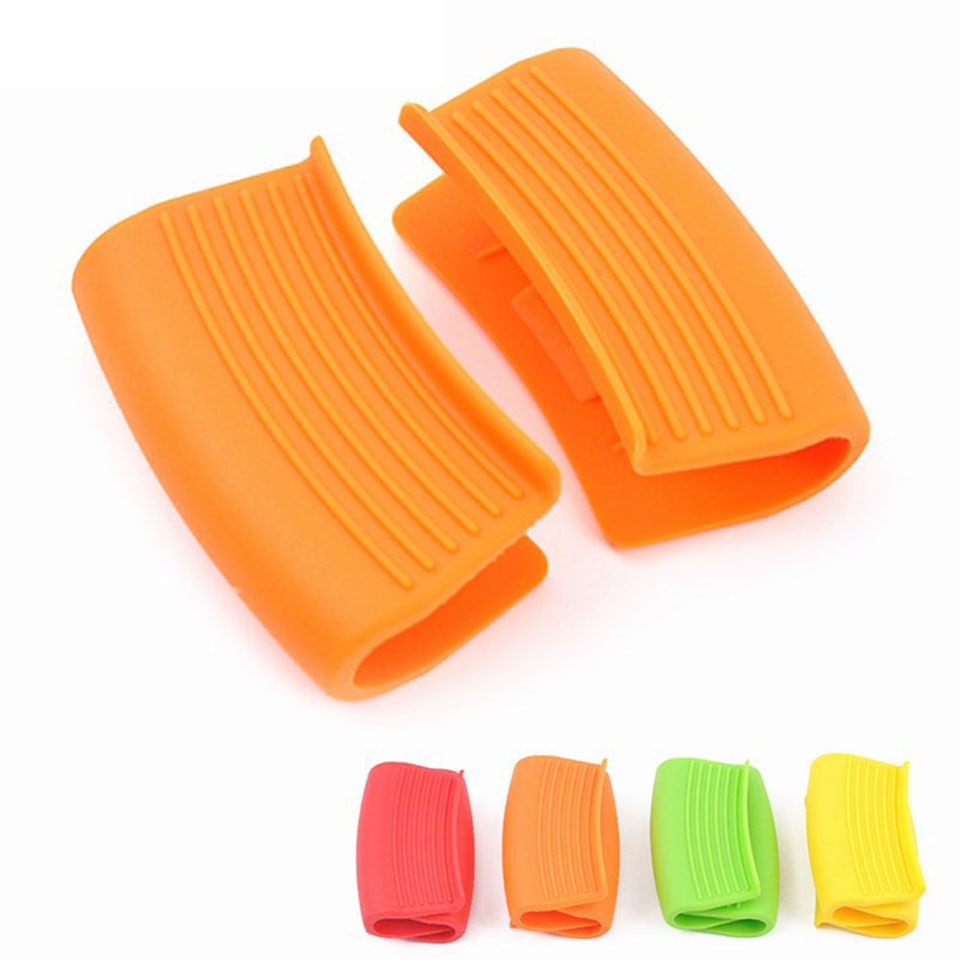 Silicone Pot Holders Pinch Grips Oven Mitts Scald-... – Vicedeal
