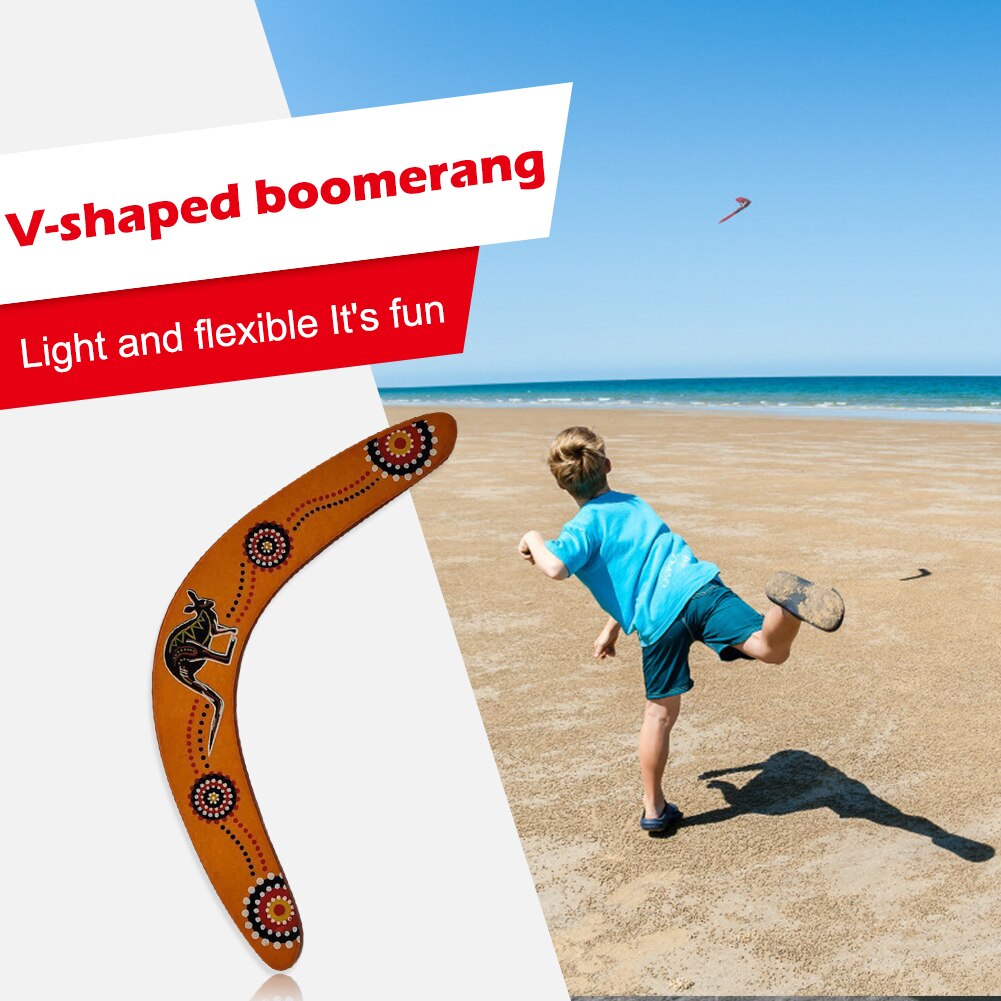 Wooden Boomerangs - Safe Kids Boomerang for Light ... – Grandado