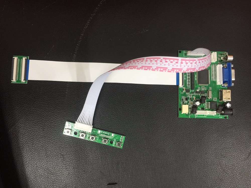 Controladora LVDS TTL 50Stift para Anzeige LCD Placa beim070TN90 92 94 ...