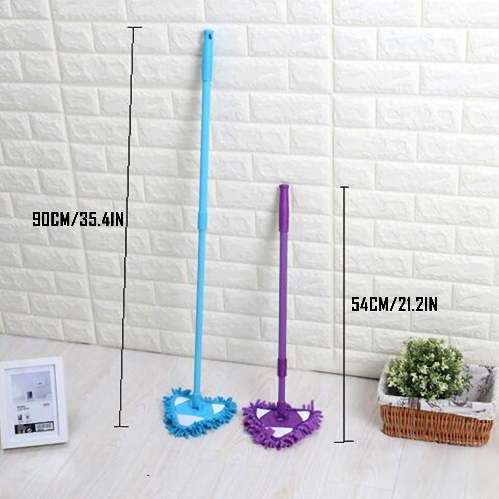 40# Rotatable Triangular Cleaning Mop Adjustable M... – Grandado