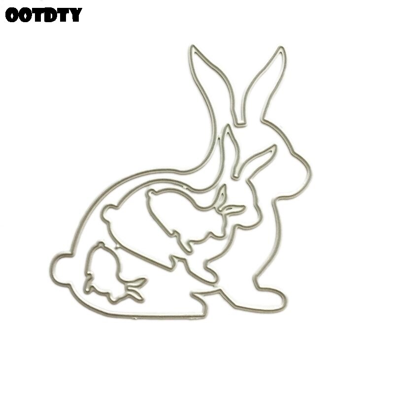 Eggs Rabbit Metal Cutting Dies Stencil Scrapbookin... – Grandado
