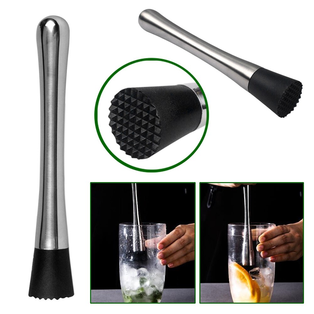 Edelstahl Bar Cocktail Mojito Mint Muddler DIY Tri... – Vicedeal