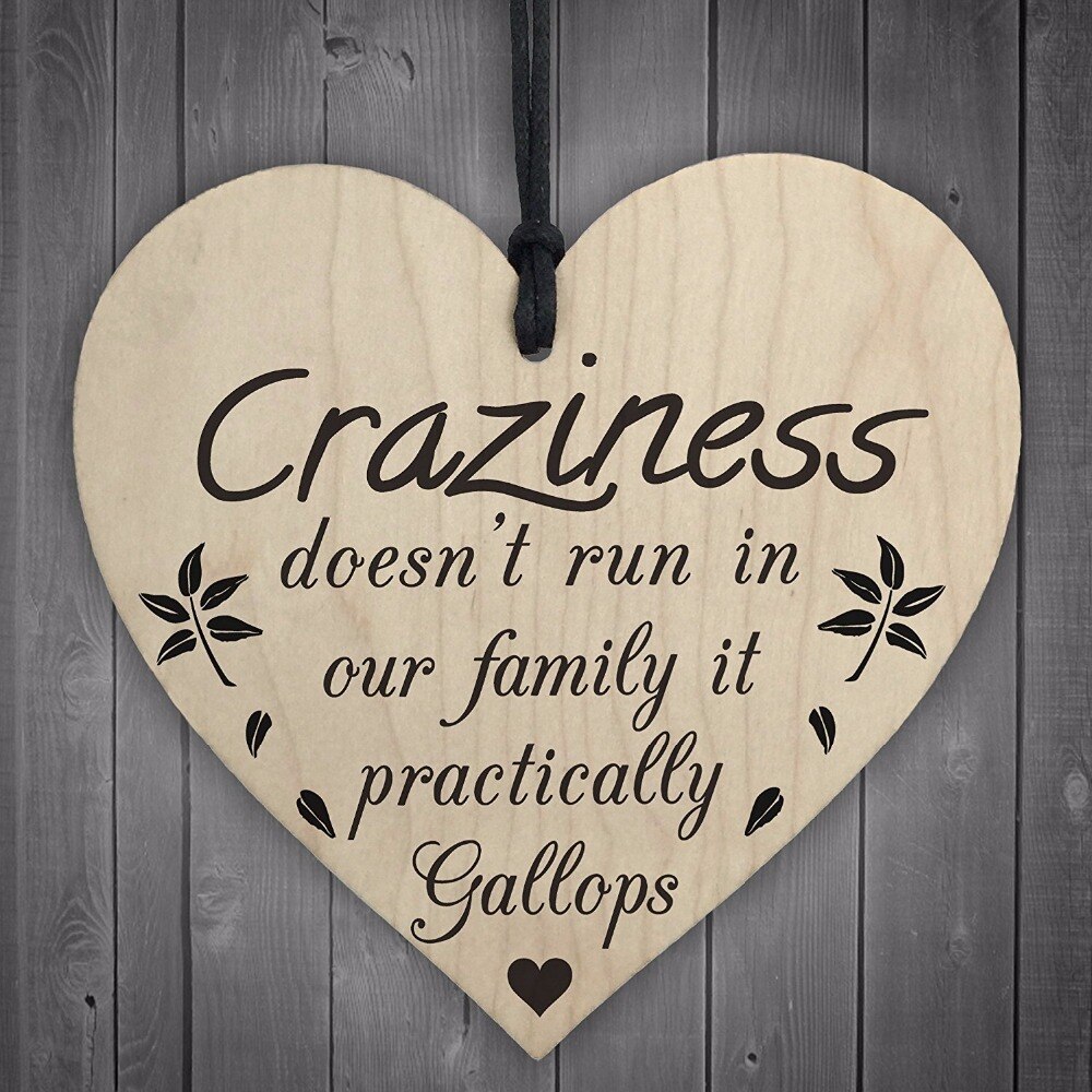 Meijiafei Craziness Gallops In Our Family Wooden H... – Grandado