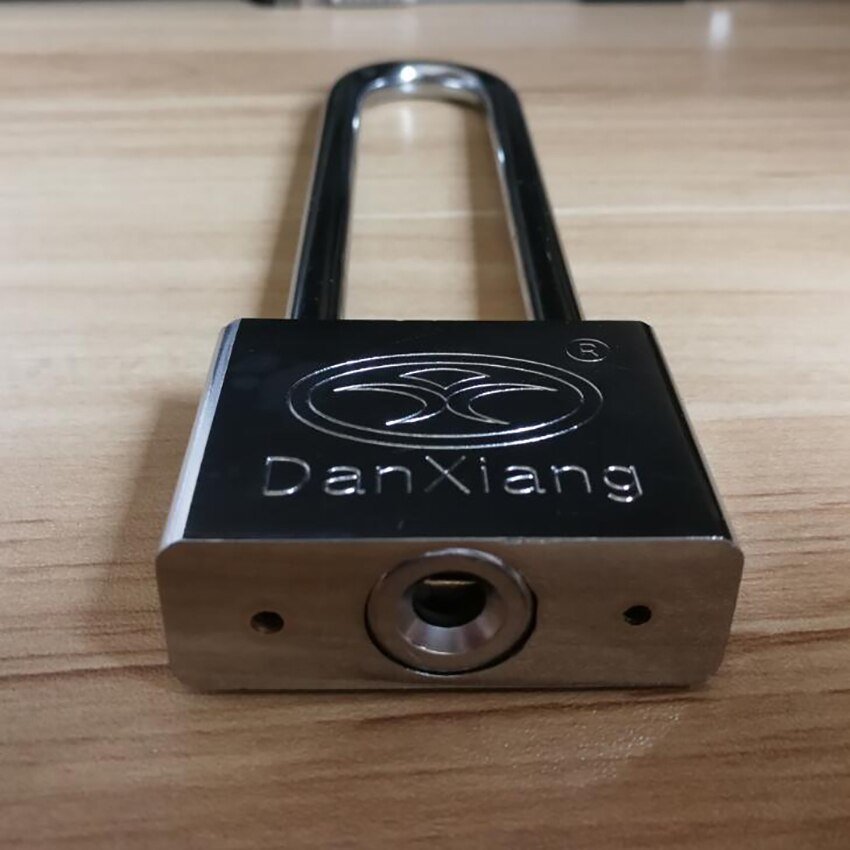 Stainless Steel Long Shackle Keyed Padlock with 3 ... – Grandado