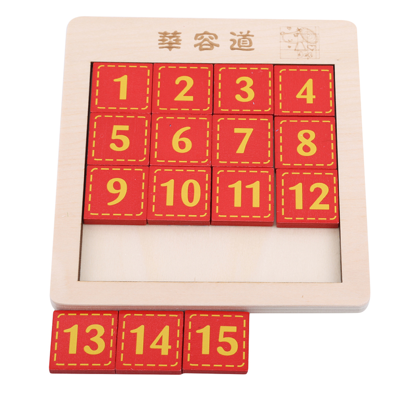 Wooden Children's Huarong Dao Digital Sliding Puzz... – Vicedeal