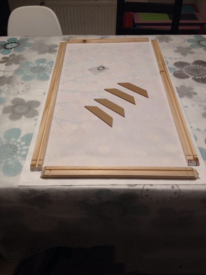 1 wooden bar 2.3cm wide and ultra-light DIY canvas... – Vicedeal