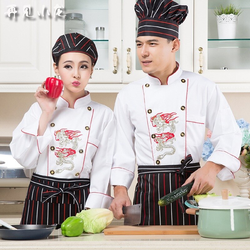 Cooks Kitchen Jacket Adult Chef Uniforms Female Re... – Grandado