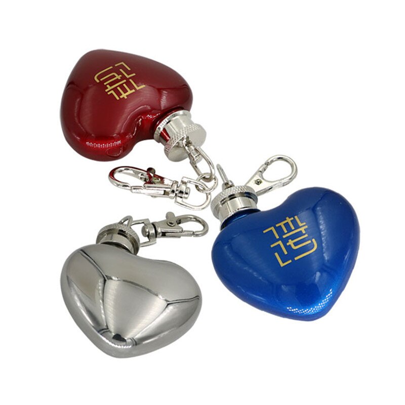 1 Oz Mini Portable Hip Flask Heart Shaped Snuff Bo... – Vicedeal
