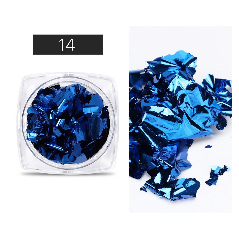 1 Box Nail Art Sticker Kleurrijke Onregelmatige Fo Grandado