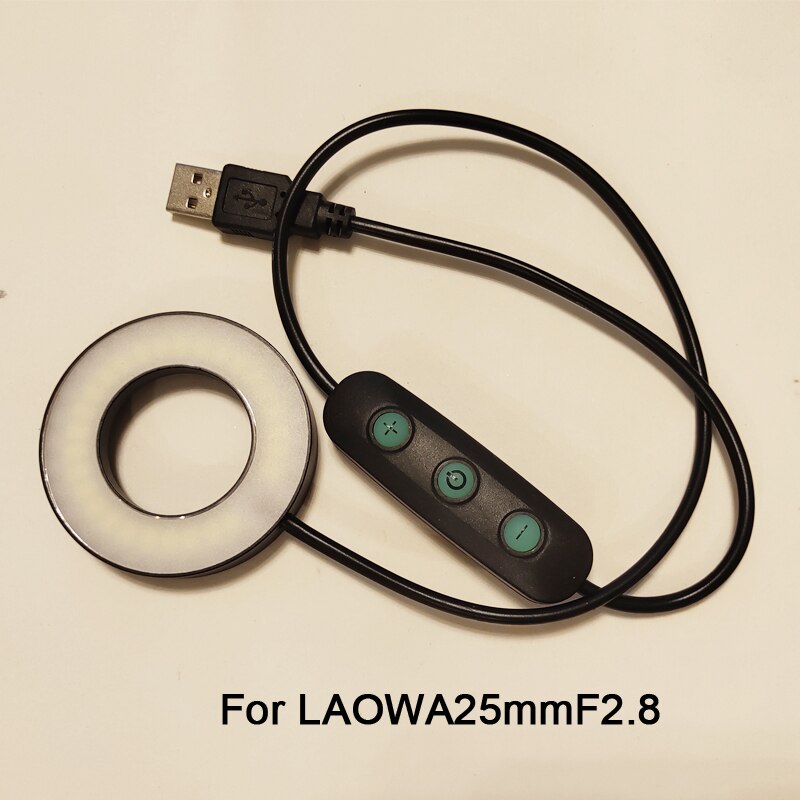 25mm F2.8 Ultra Marco2.5-5X Special LED fill light... – Grandado