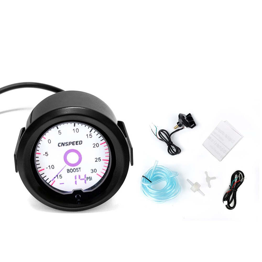 CNSPEED 2"52mm 12V Car Auto Boost Turbo Gauge 14~3... – Grandado