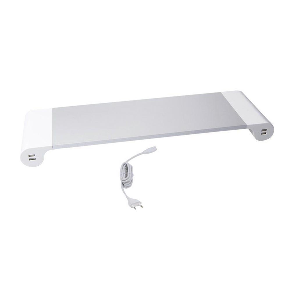 4 Ports USB Monitor Stand Holder Phone Charger Des... – Grandado