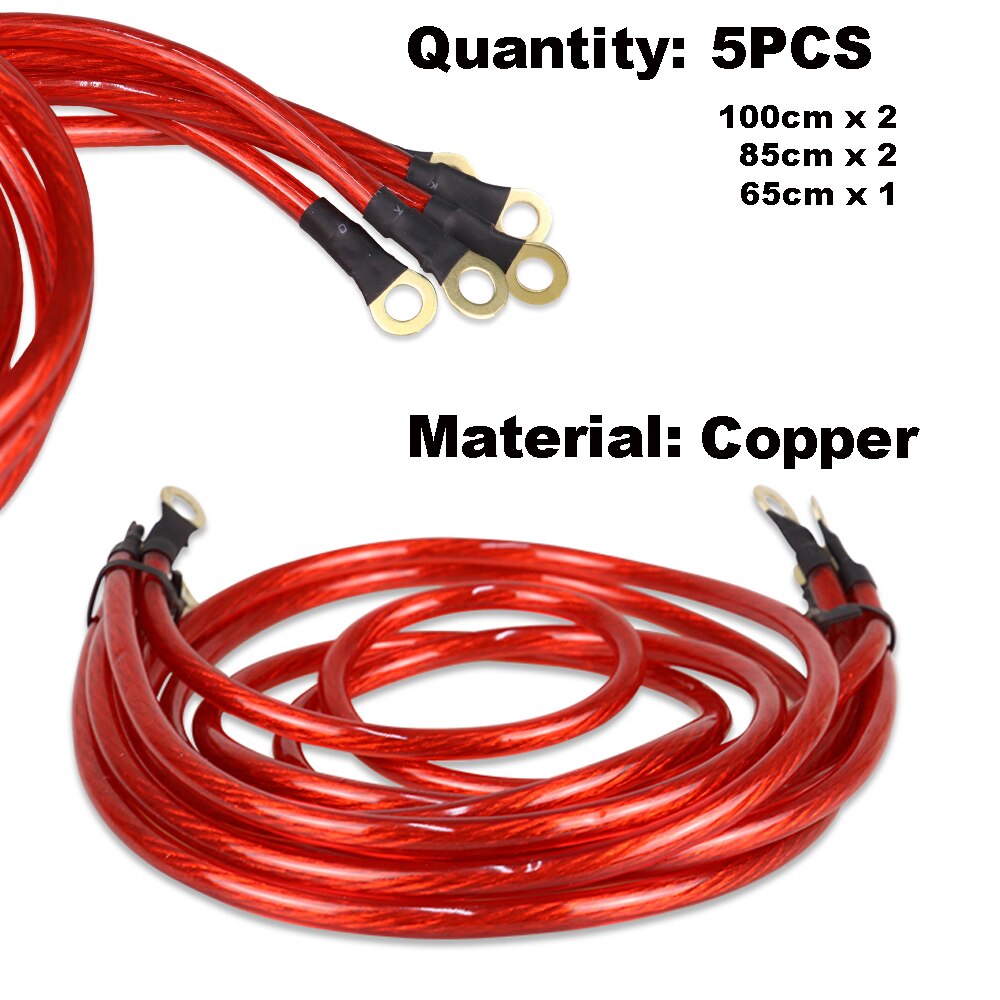 5PCS Red Universal 5-Point Car High Performance Ba... – Vicedeal