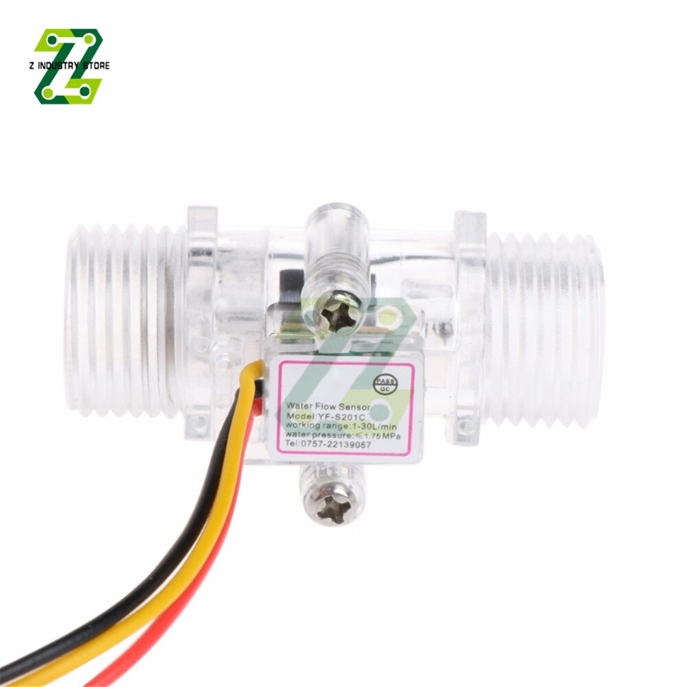 DC 5-15V DN15 Transparent Wasser Fluss Sensor Wass... – Grandado