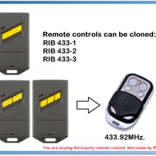 RIB MOON T433-2CH MOON T433-4CH 4-Channel 433.92MH... – Grandado