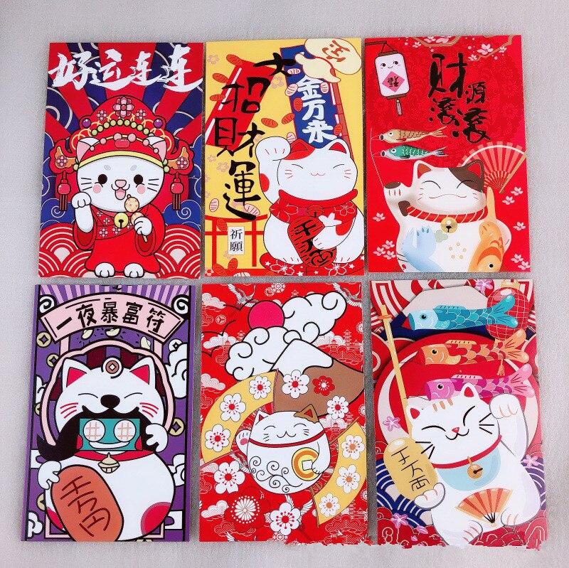 30 Sheets/Set Lucky Cat Style Postcard /Greeting C... – Grandado