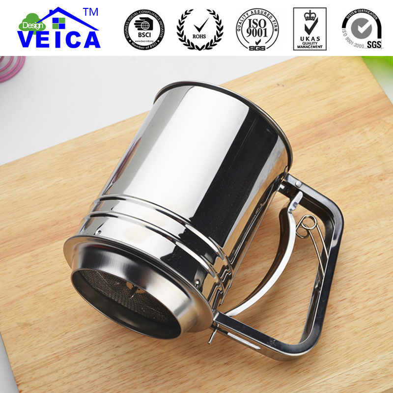 1 stücke 13,5 cm Tasse Form Mehl Sieb Edelstahl Me... – Vicedeal