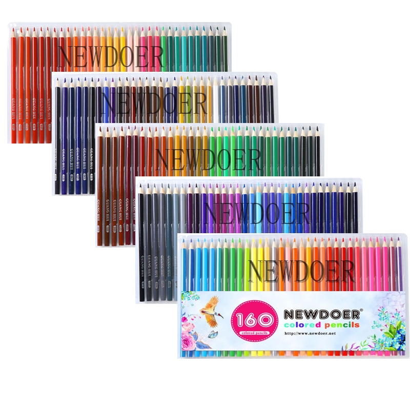 NEWDOER 160 different Colored Pencils Lapis De Cor... – Grandado