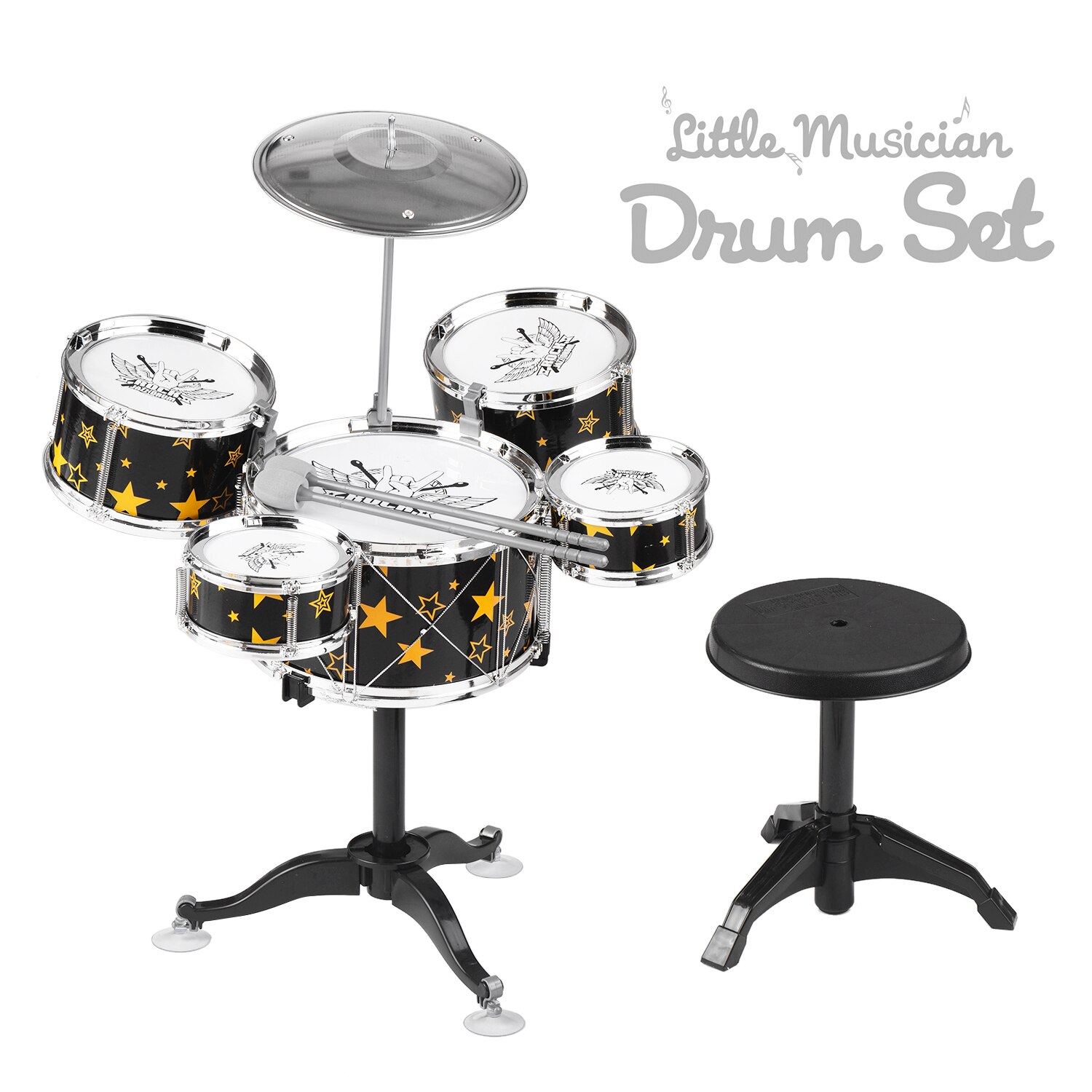 Juego de tambor de Jazz para niños, 5 uds. De tamb... – Grandado