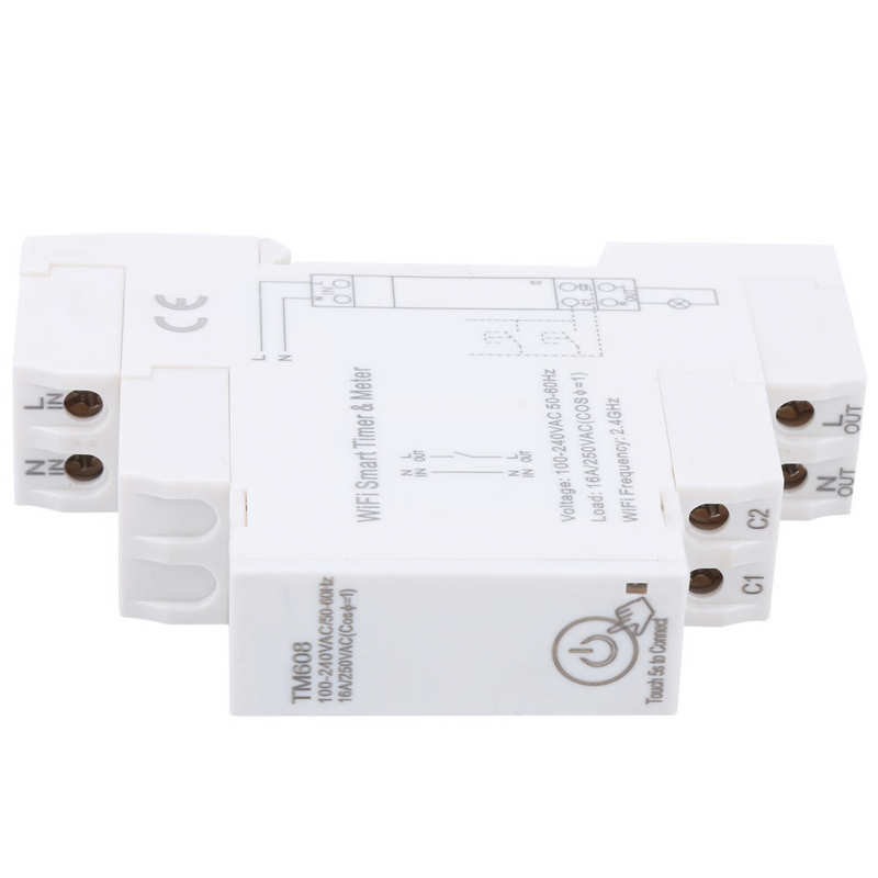 TM608 Smart Timer Meter 2.4GHz WiFi Single Phase E... – Grandado